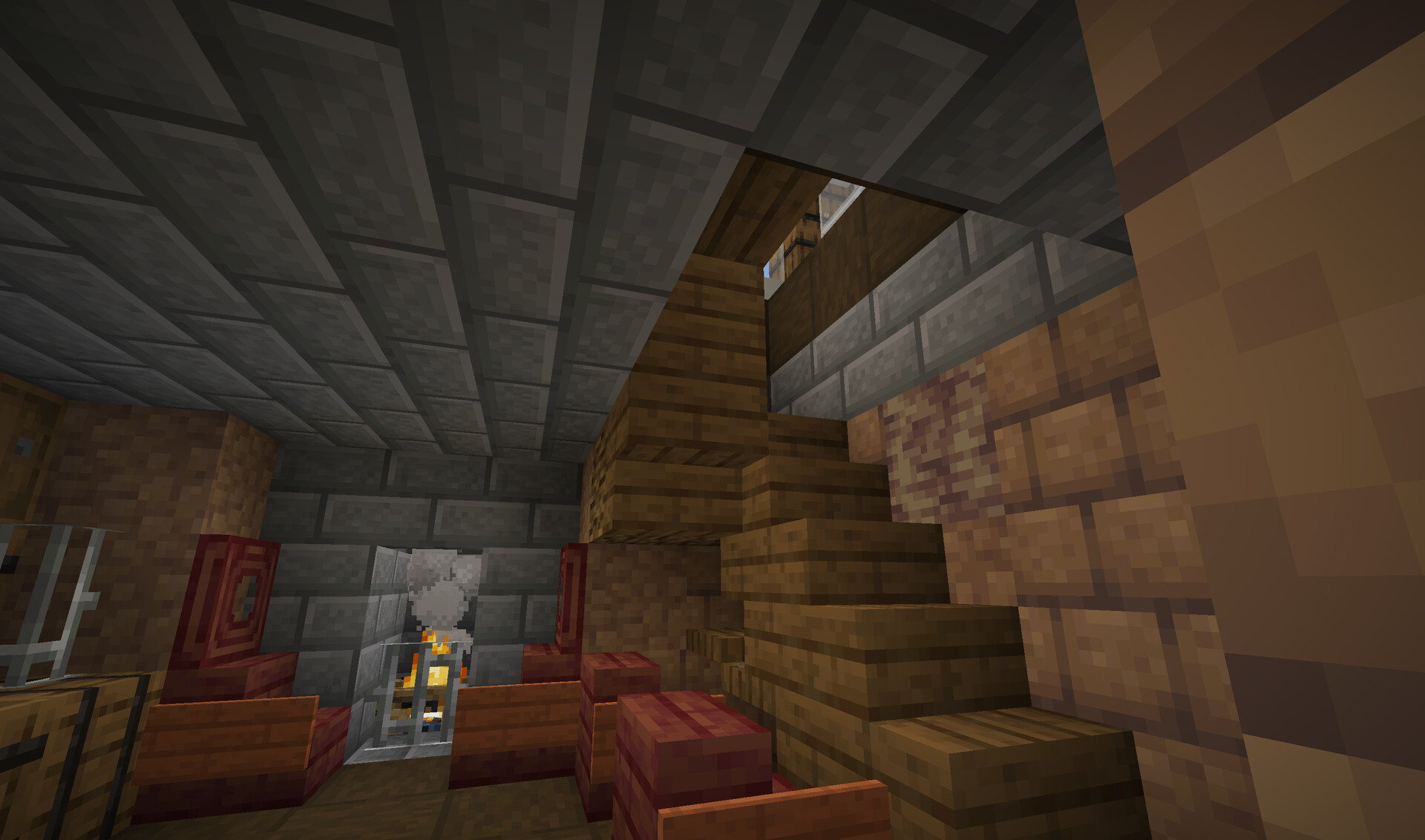 mud brick roof cottage Minecraft Map