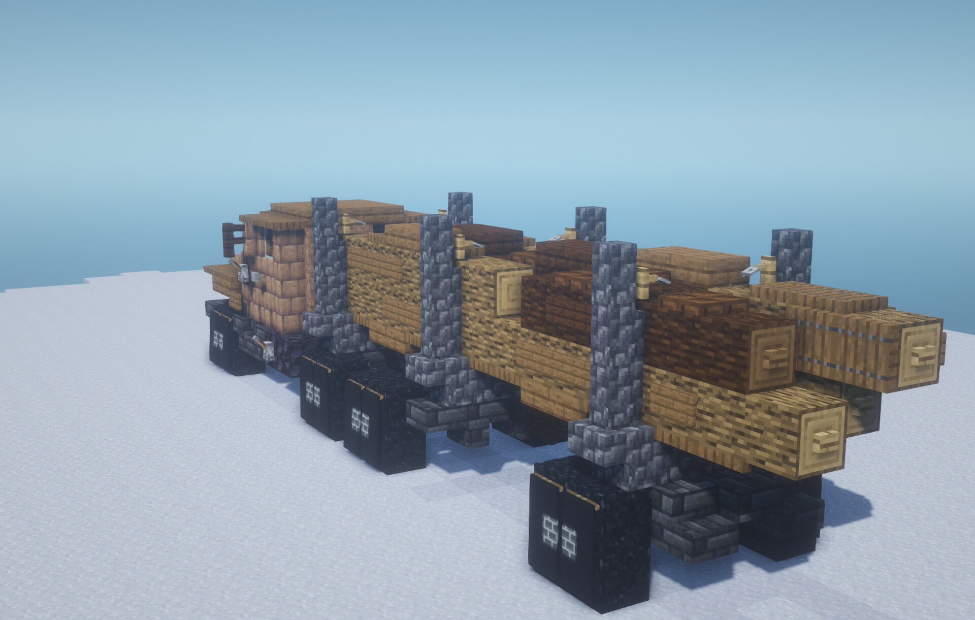 Ural 375 Logging Truck (Download) Minecraft Map