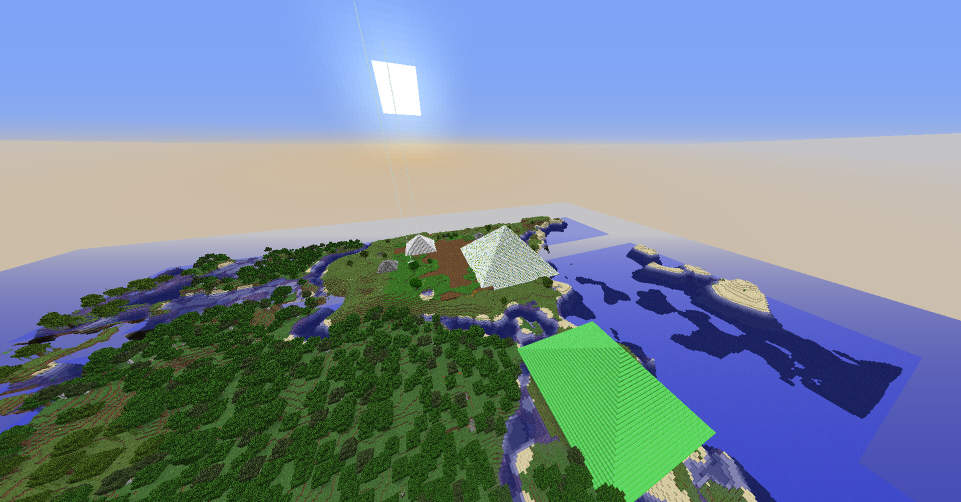 Pyramid base Minecraft Map