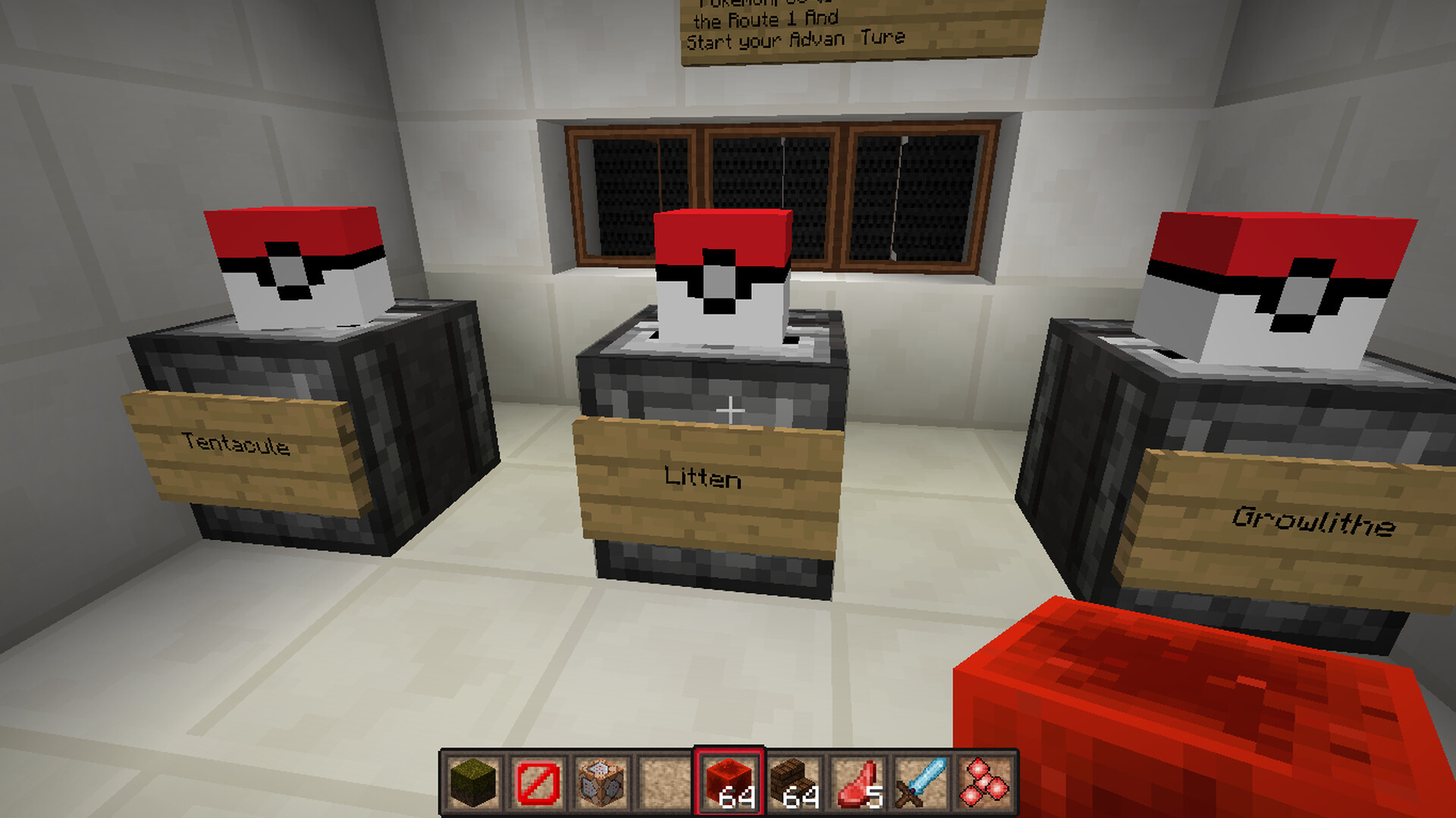 Pokemon World v. 1.12 (Gym And Night Pokemon Update!) Minecraft Map