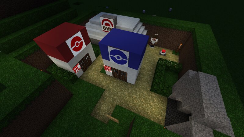 Pokemon World v. 1.12 (Gym And Night Pokemon Update!) Minecraft Map