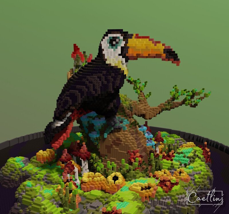 Toucan • Organic Map • Remodeled Render (1.16+, Java) Minecraft Map