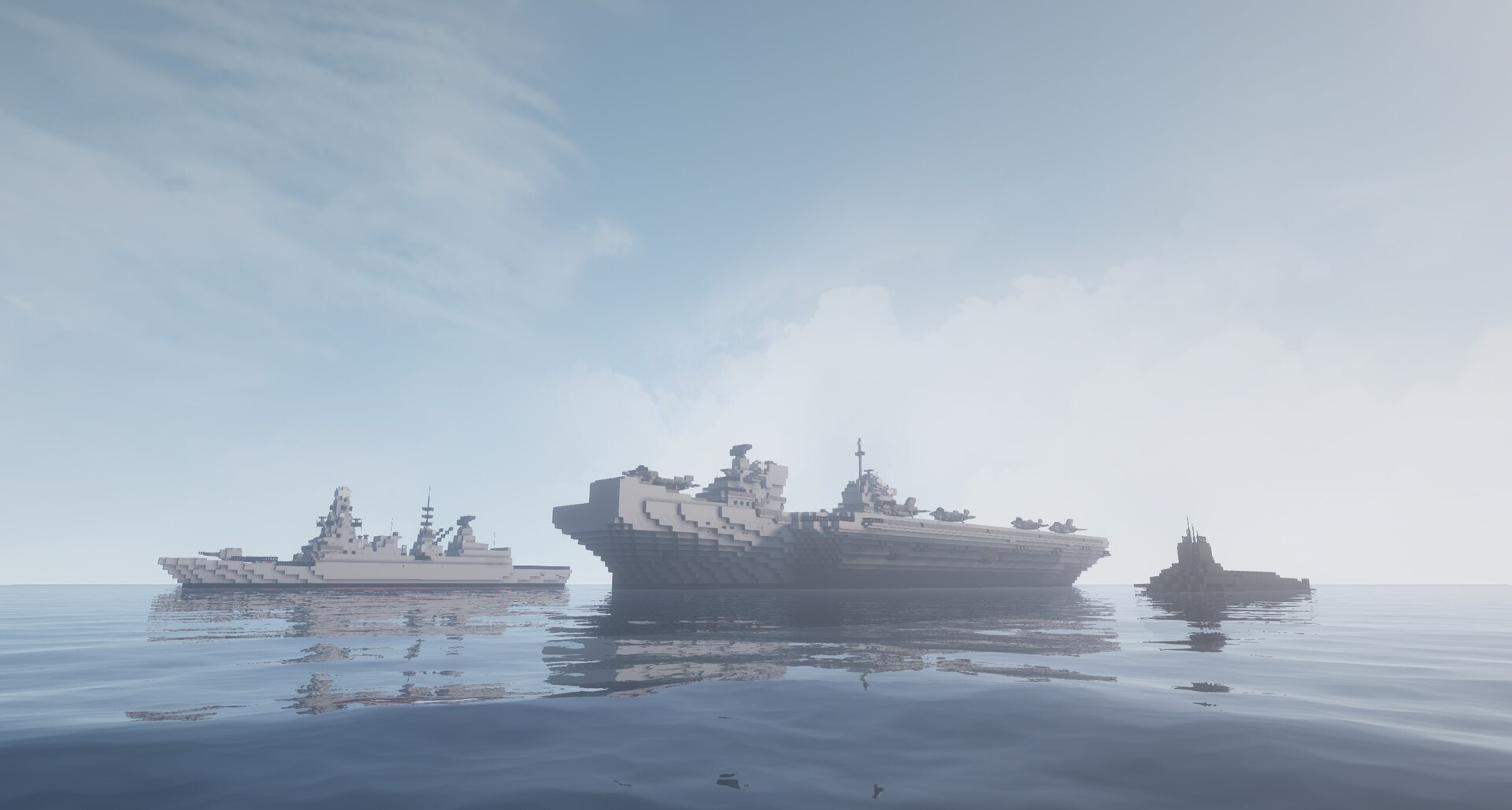 HMS Queen Elizabeth [2:3 Scale] [Collection] Minecraft Map