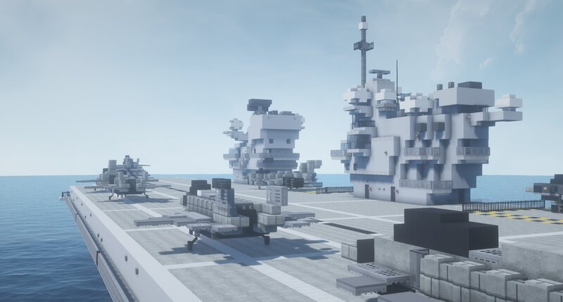 HMS Queen Elizabeth [2:3 Scale] [Collection] Minecraft Map