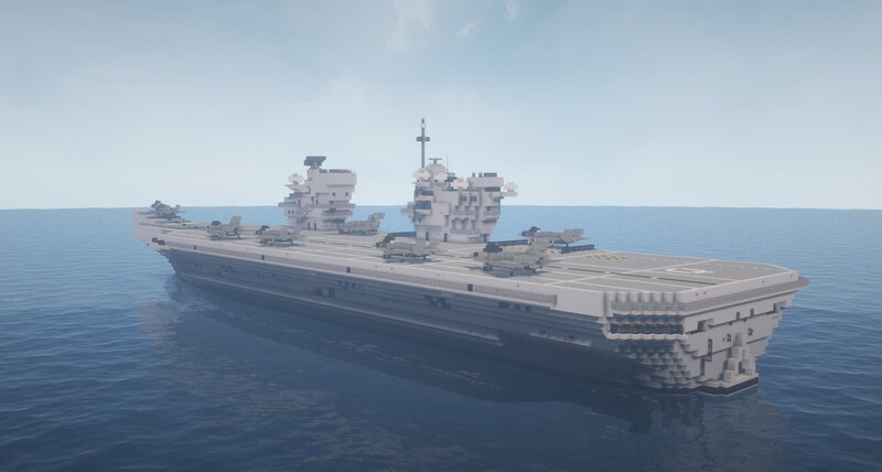 HMS Queen Elizabeth [2:3 Scale] [Collection] Minecraft Map