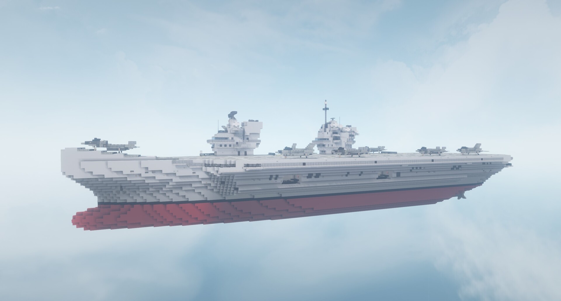 HMS Queen Elizabeth [2:3 Scale] [Collection] Minecraft Map