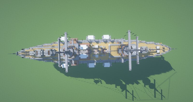 Fictional pre-dreadnought II [movecraft compatible] Minecraft Map