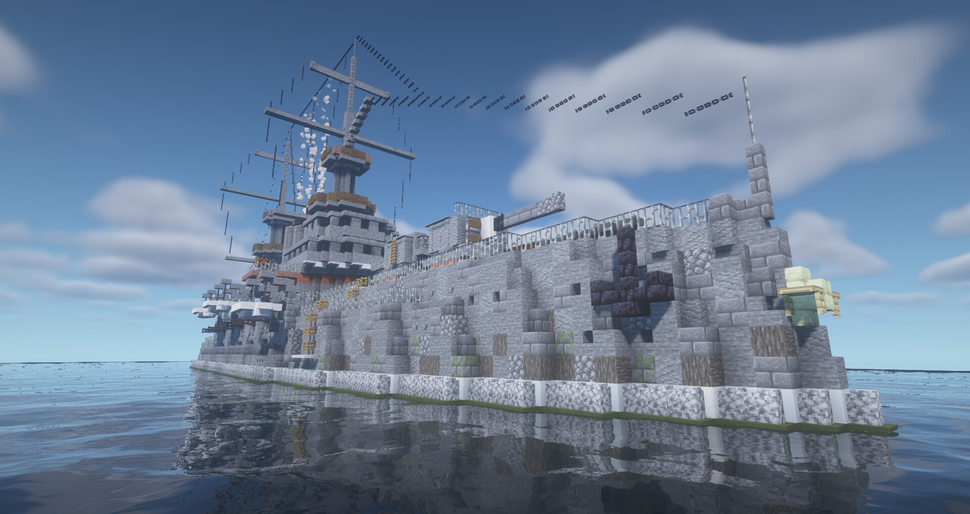 Fictional pre-dreadnought II [movecraft compatible] Minecraft Map