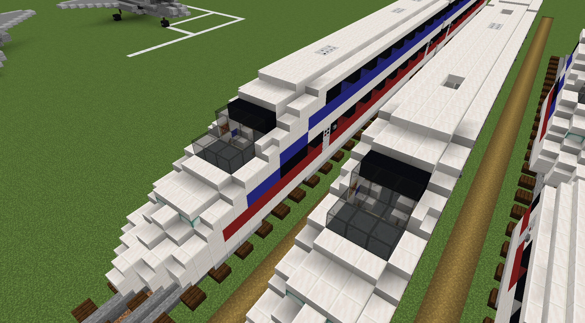 High Speed Double Decker Train Minecraft Map