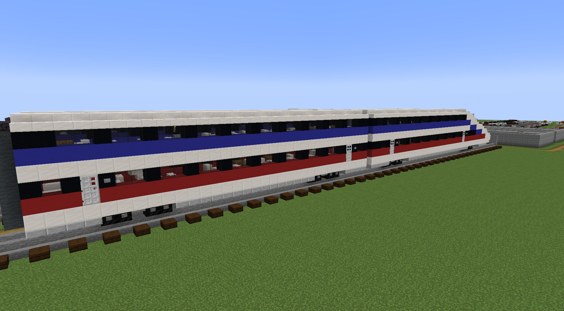High Speed Double Decker Train Minecraft Map