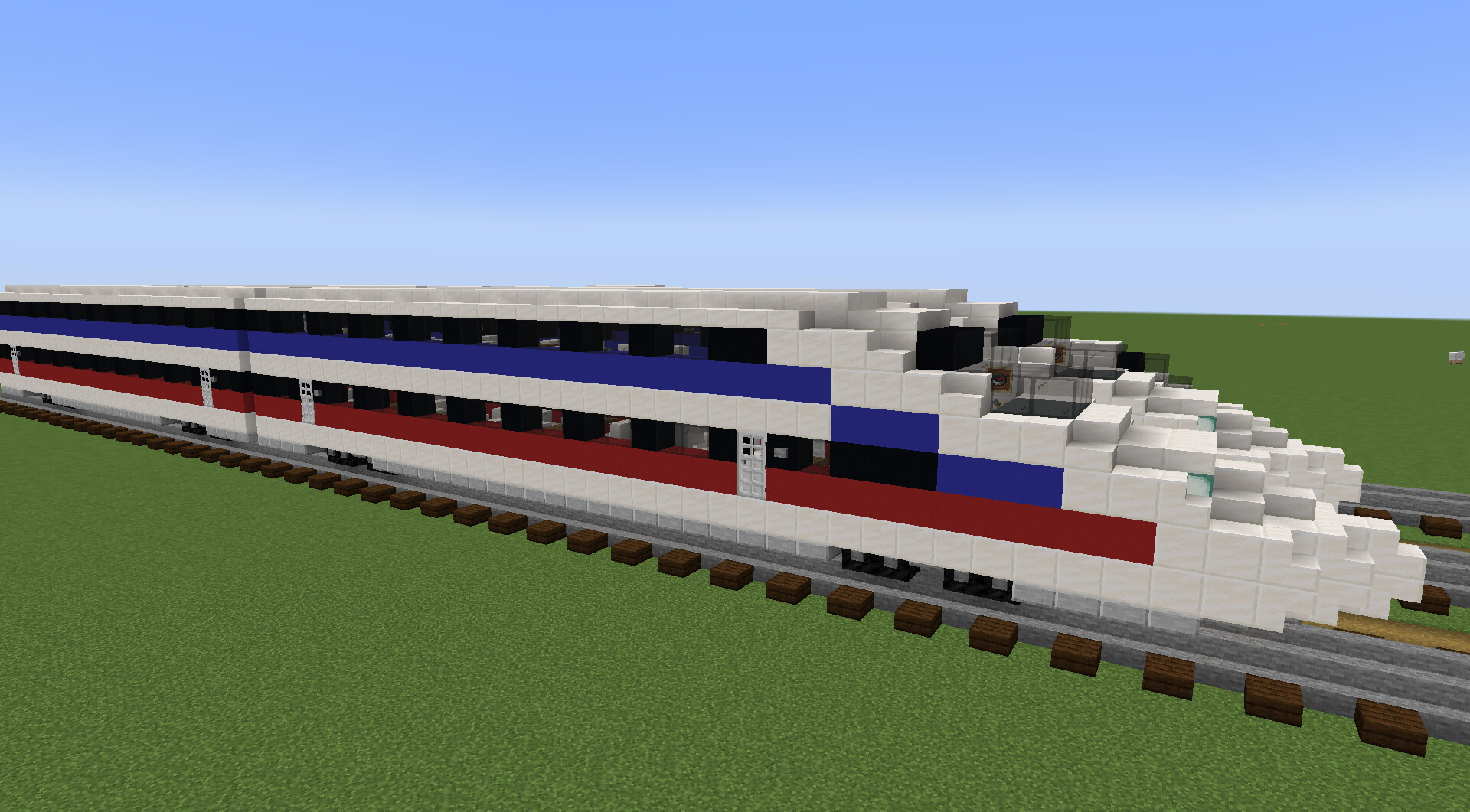 High Speed Double Decker Train Minecraft Map