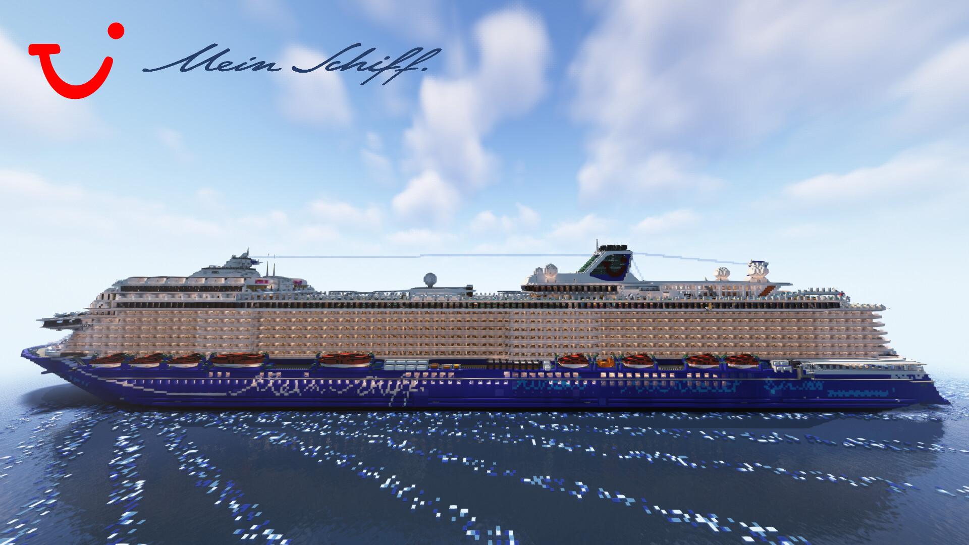 Mein Schiff 1 - Cruise ship / Kreuzfahrtschiff Minecraft Map