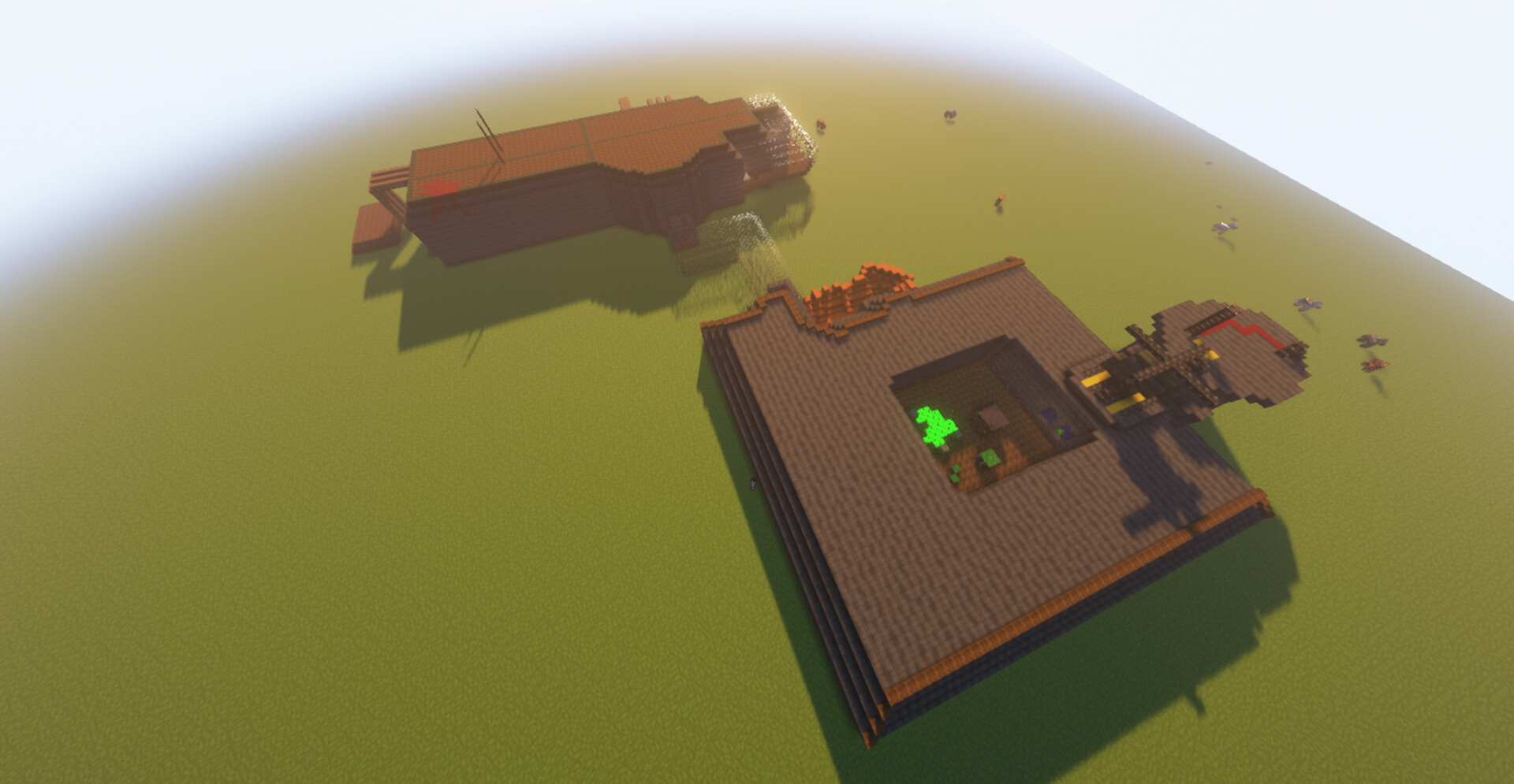 the new e1m1 and e1m2 finished! DOOM 1993 in minecraft Minecraft Map