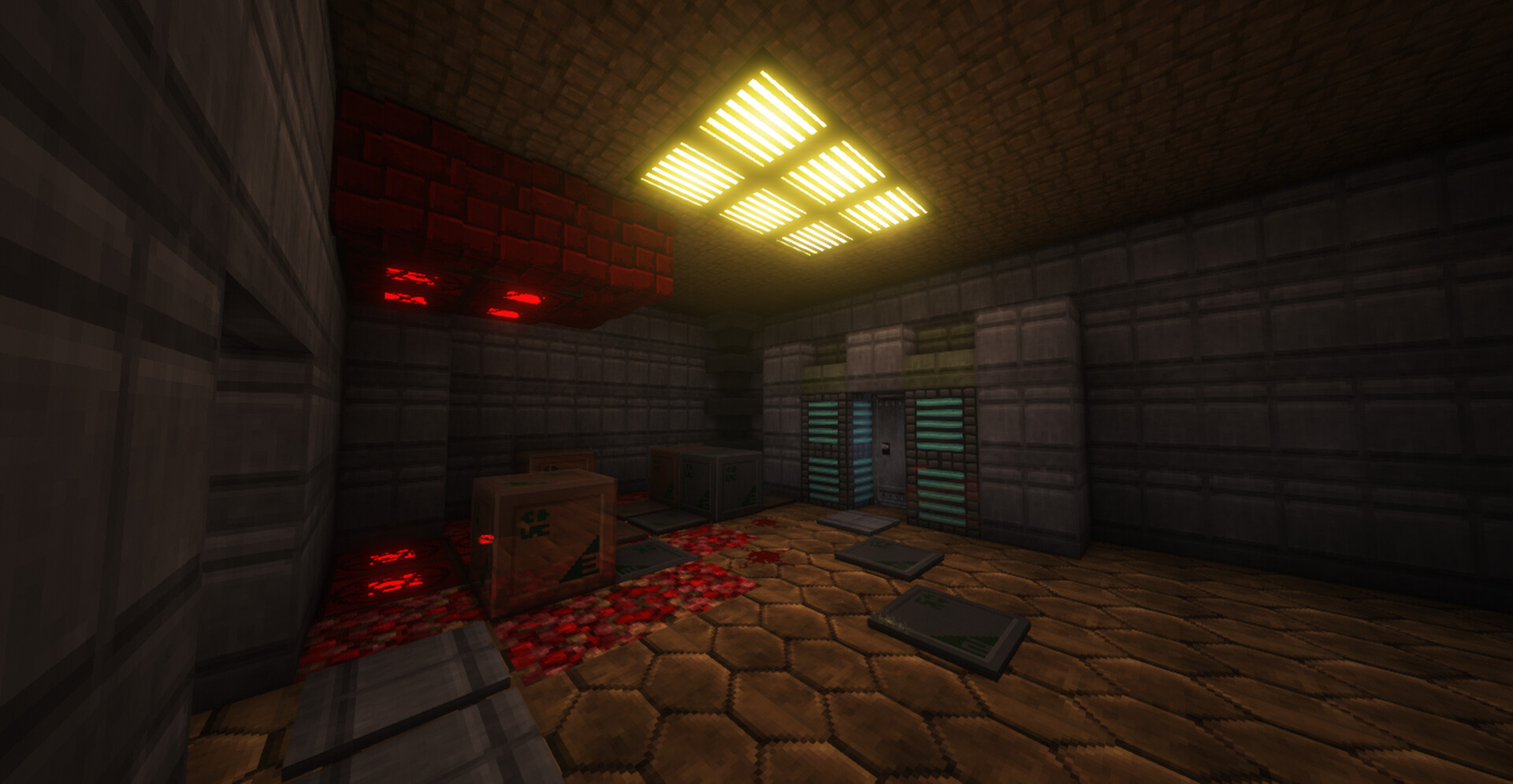 the new e1m1 and e1m2 finished! DOOM 1993 in minecraft Minecraft Map