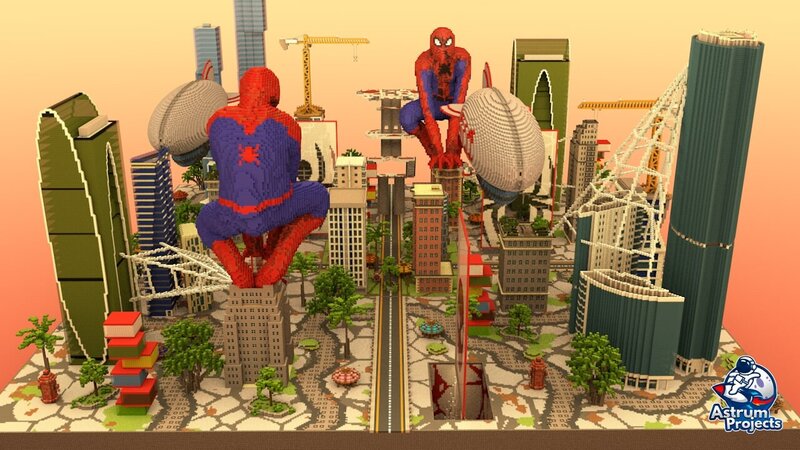 KitMap Spawn + Warzone – CITY Theme Minecraft Map