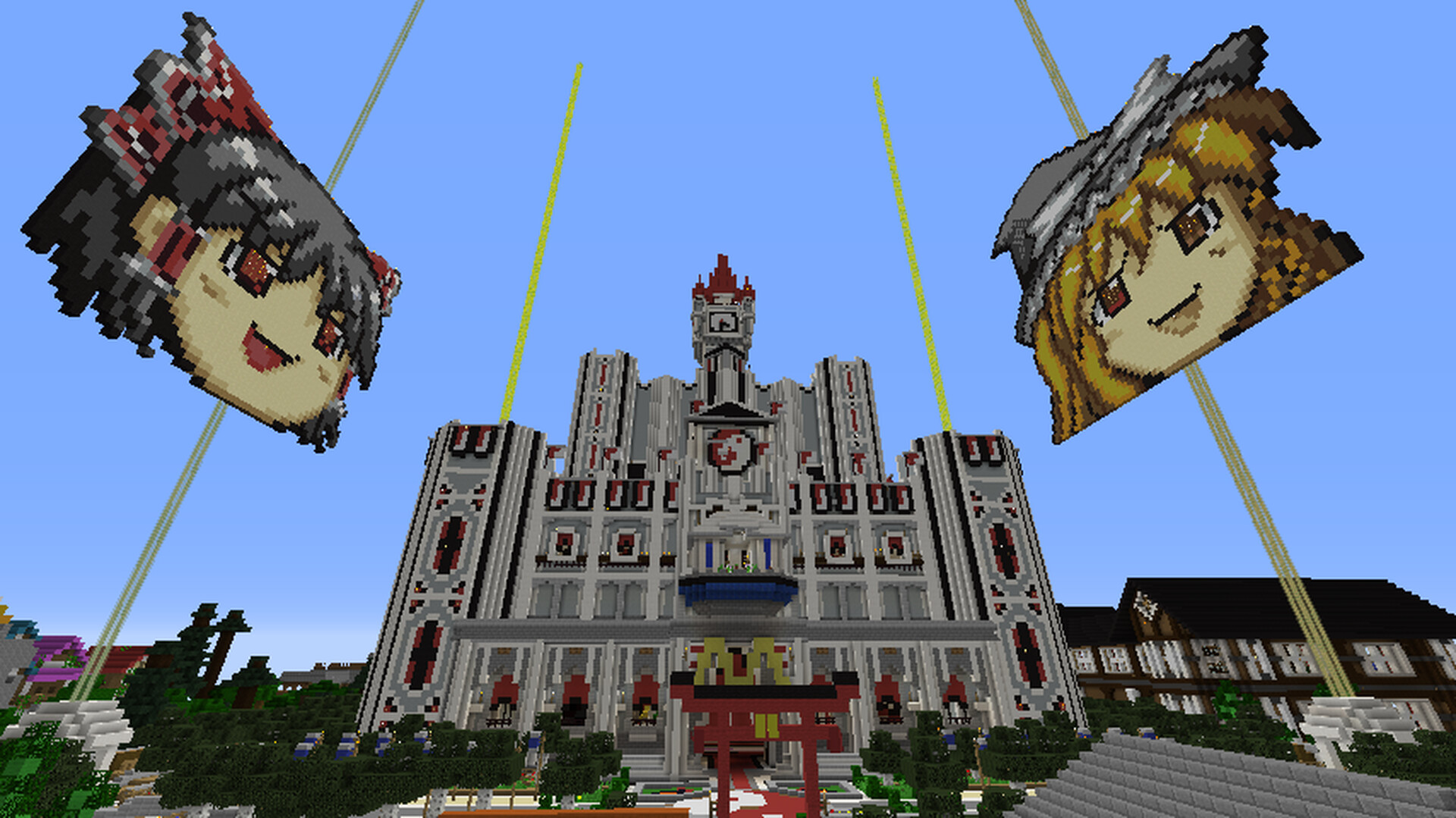 Touhoucraft Server's Creative Plots Map Minecraft Map