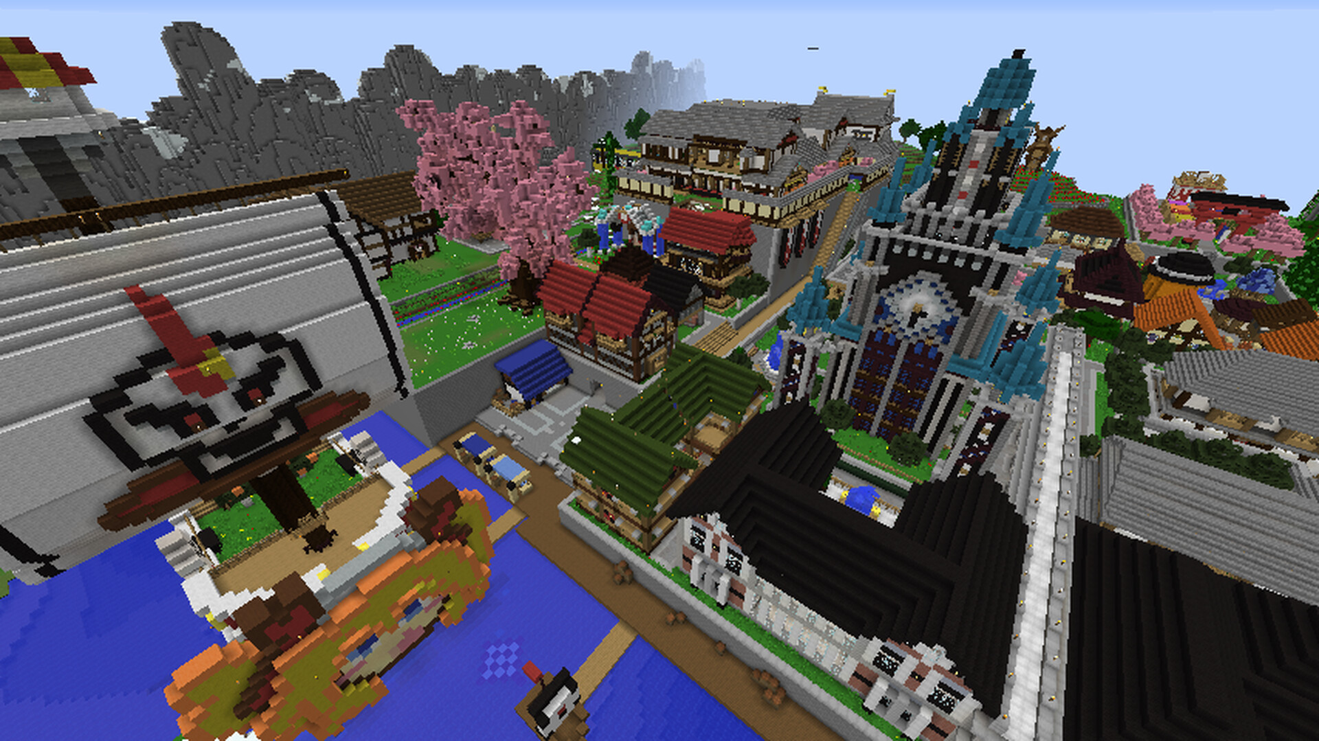 Touhoucraft Server's Creative Plots Map Minecraft Map