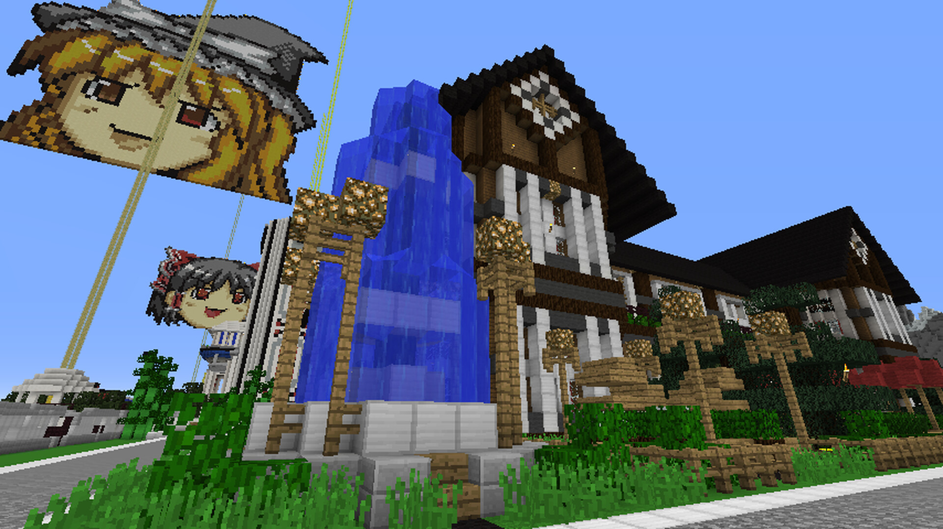 Touhoucraft Server's Creative Plots Map Minecraft Map