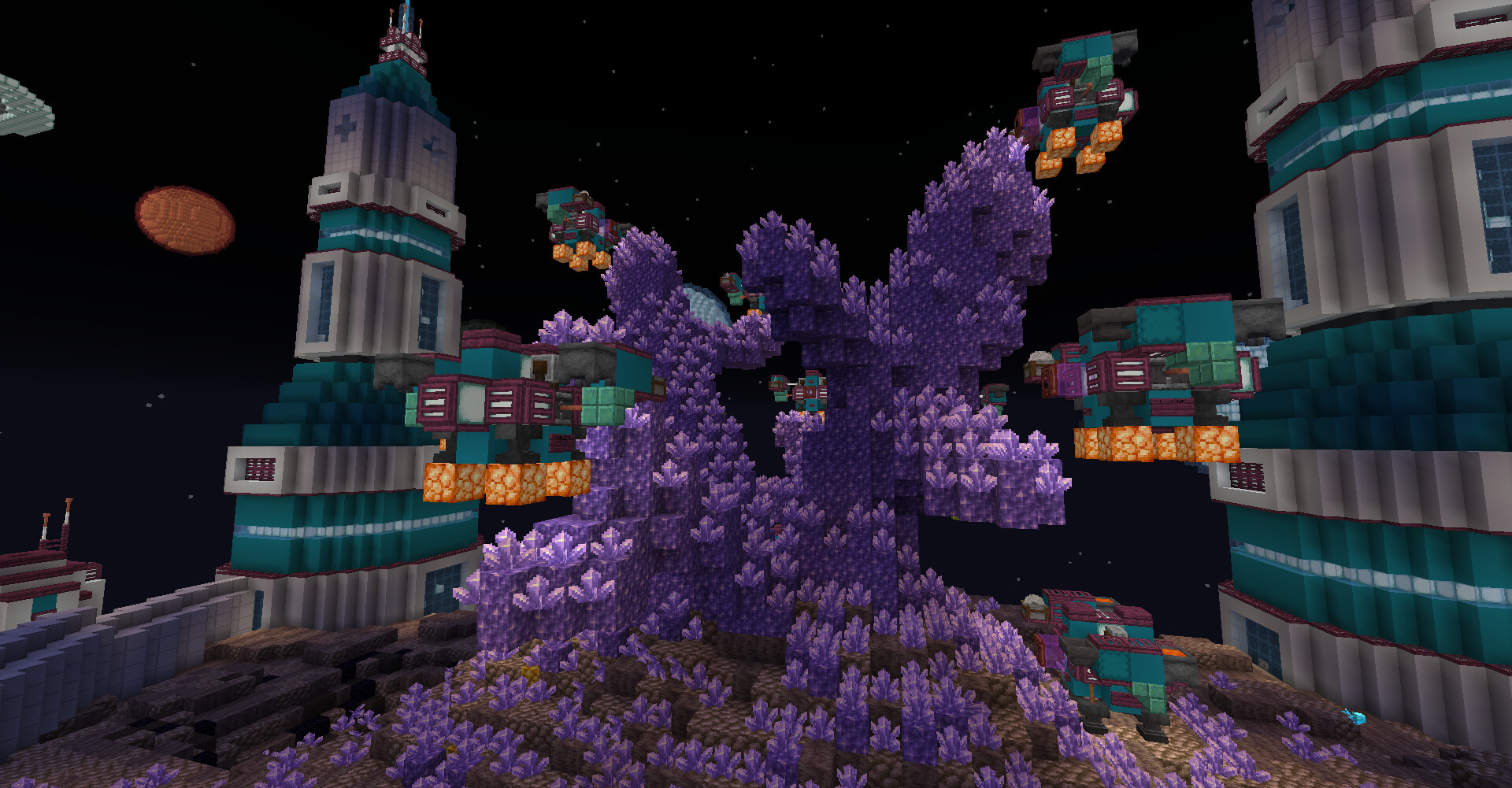 Cyberspace Server Lobby (For my Server) Minecraft Map