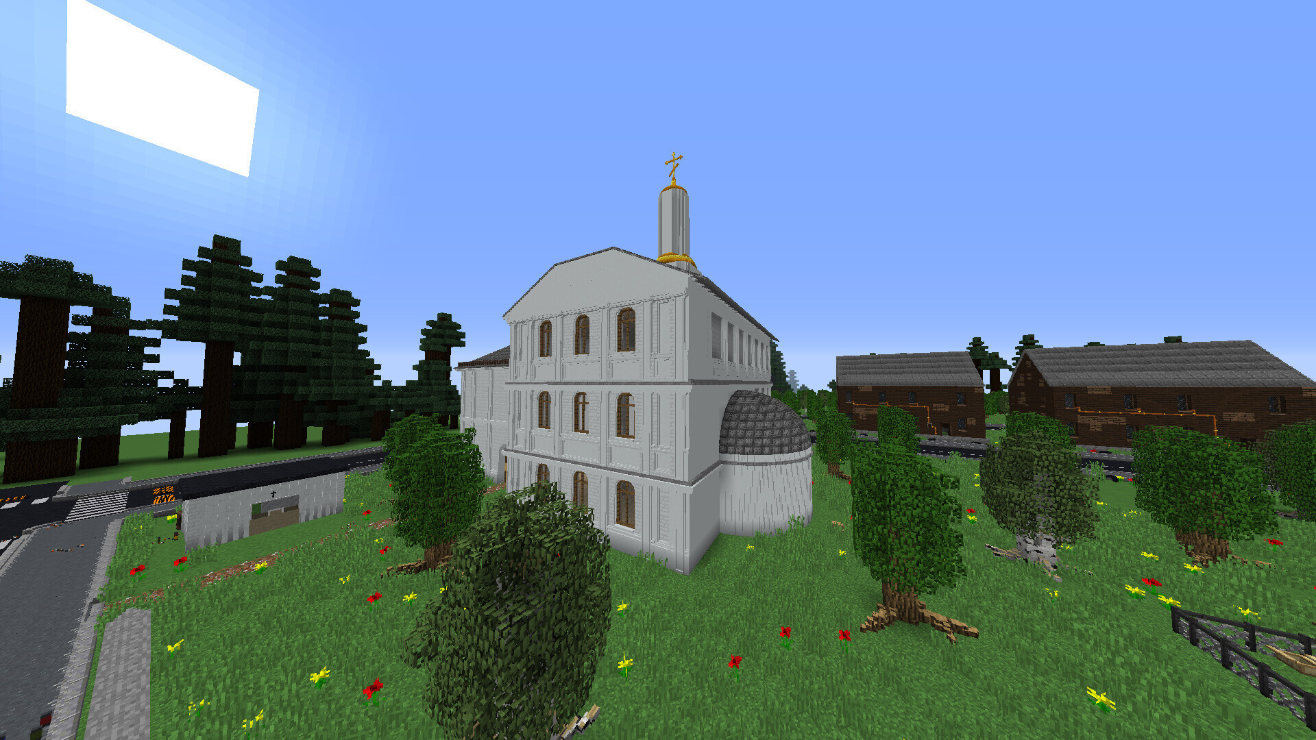 русский город Minecraft Map