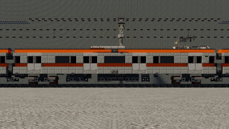 Minecraft JR 209-1000 series/JR東日本209系電車 Minecraft japan train (1,5:1 ...