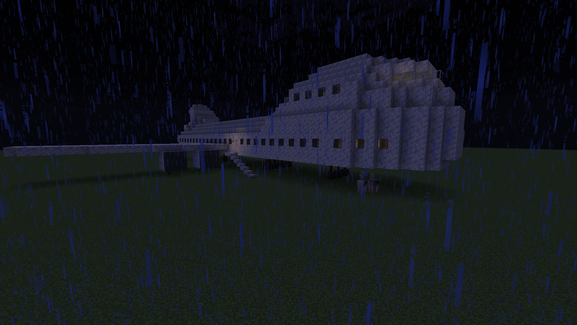 BOEING 747 Minecraft Map