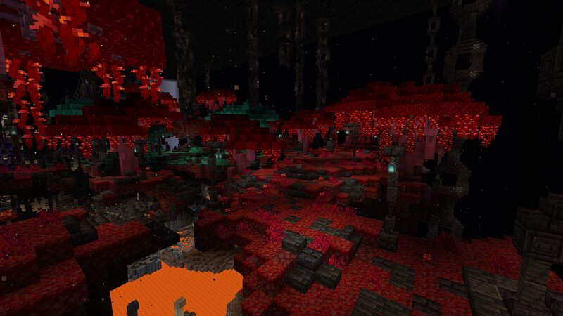 Floating Nether Islands Minecraft Map