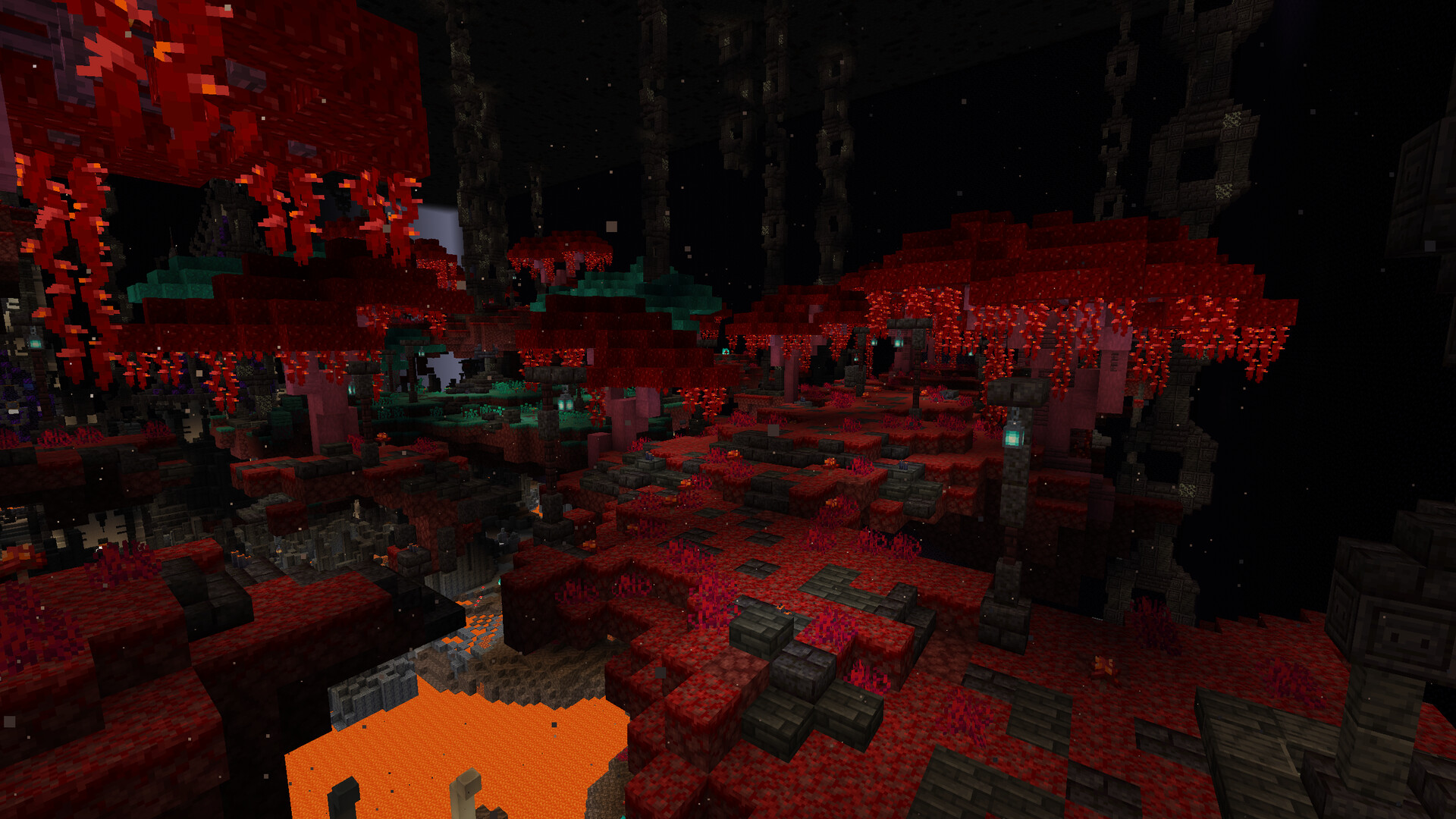 Floating Nether Islands Minecraft Map