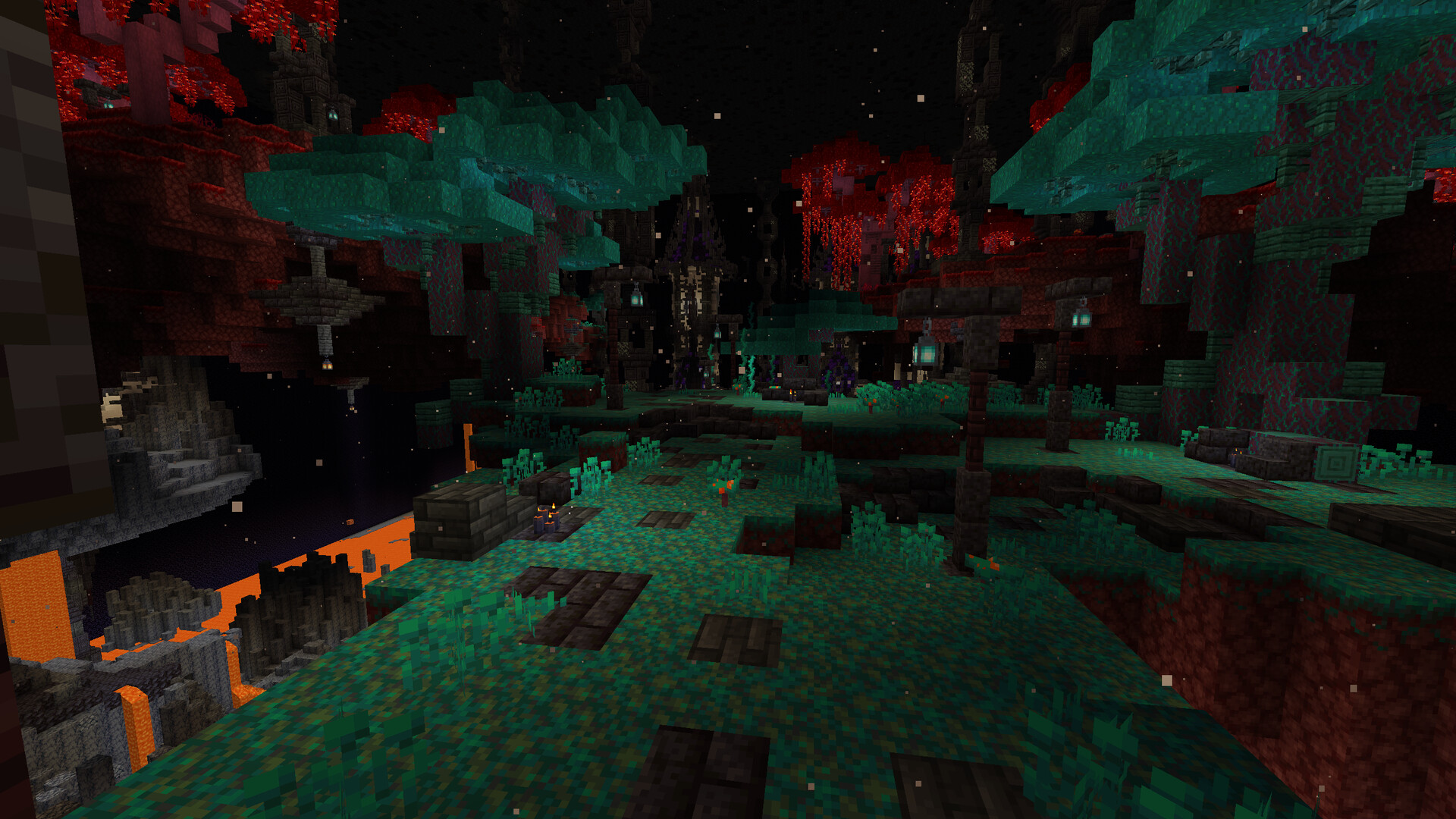 Floating Nether Islands Minecraft Map