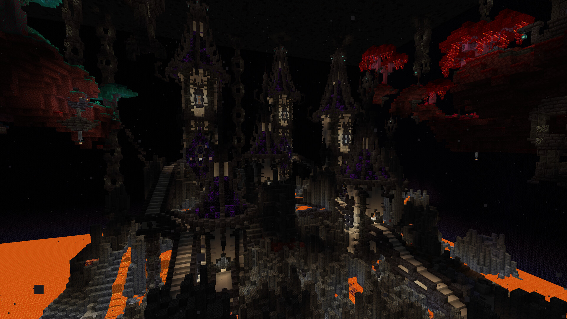 Floating Nether Islands Minecraft Map