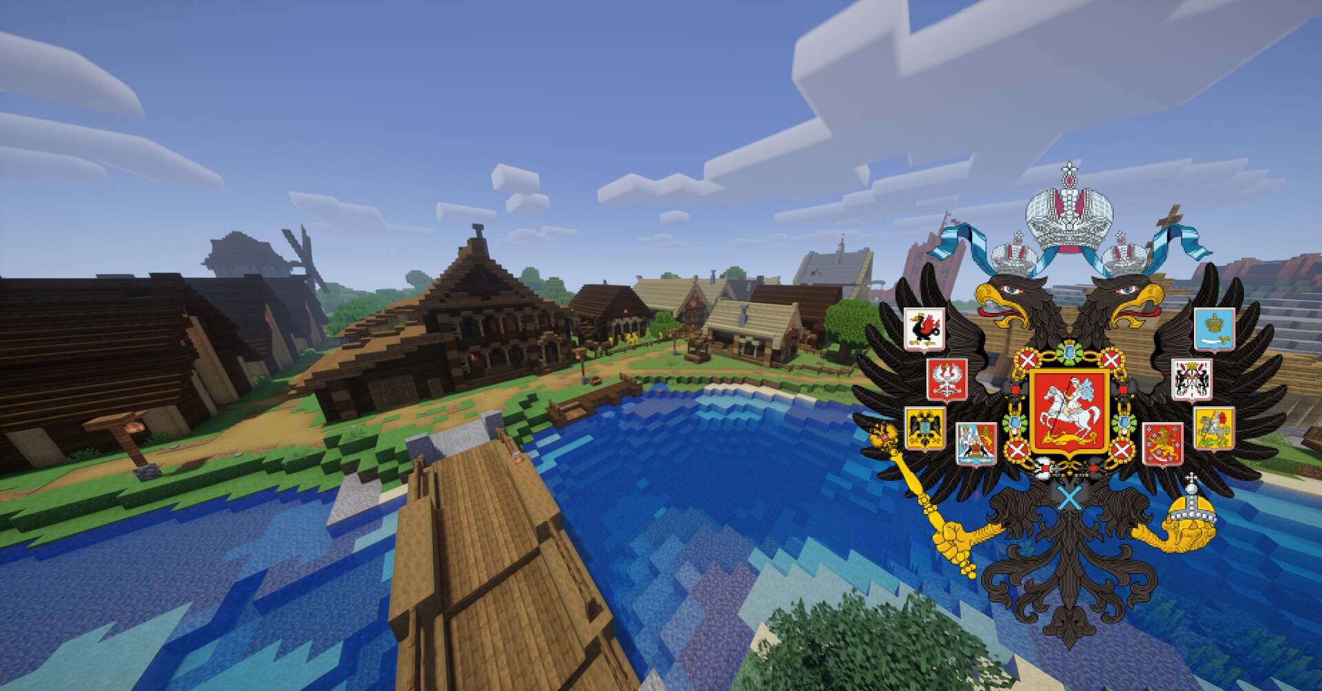 Russian village II Русская Деревня Въ Стилѣ Дореволюціонной Россіи ...