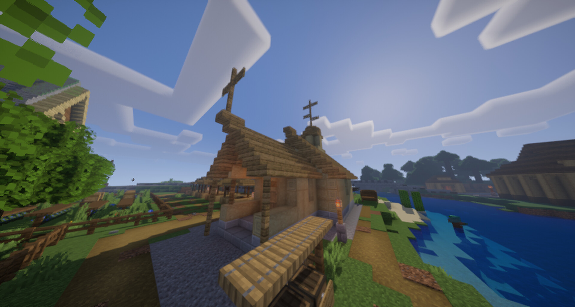 Russian village II Русская Деревня Въ Стилѣ Дореволюціонной Россіи ...