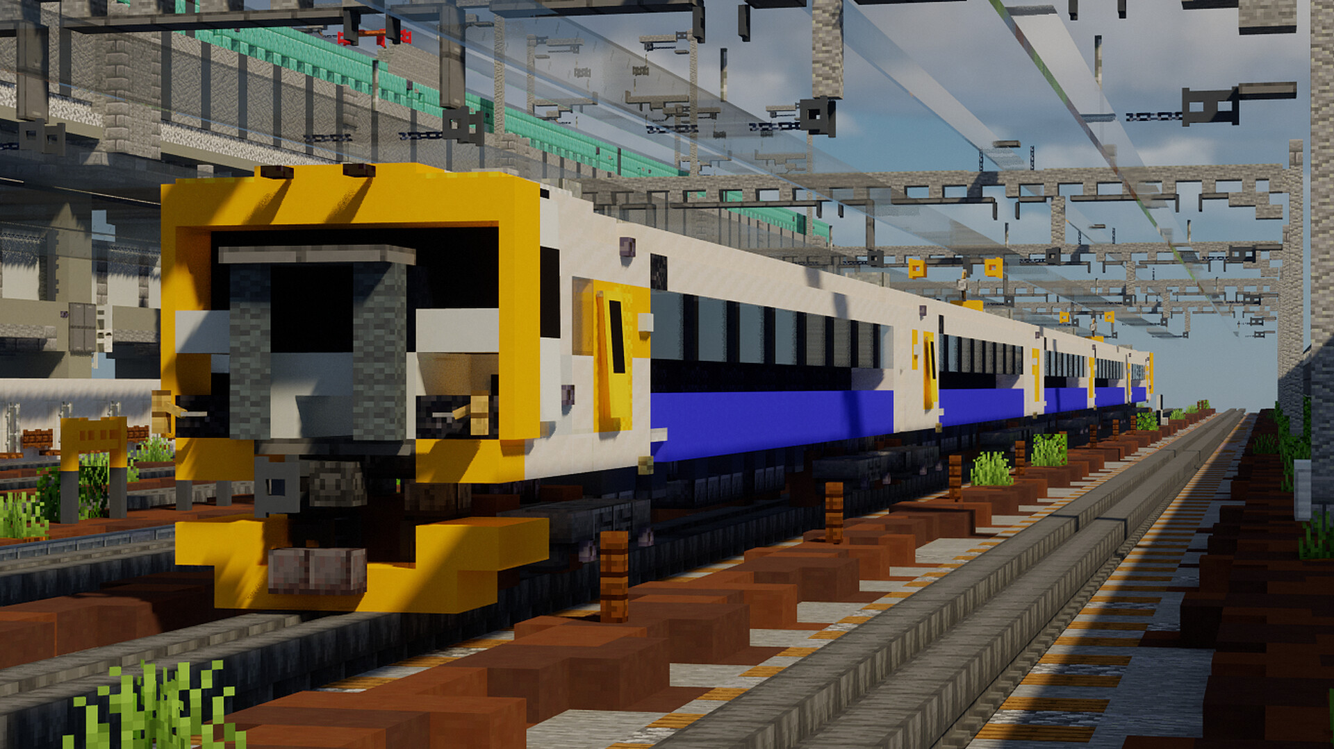 (1,5-1) JR E257-500 series Sotobo-Line/JR E257形500番台 Minecraft japan ...