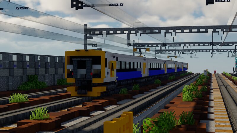 (1,5-1) JR E257-500 series Sotobo-Line/JR E257形500番台 Minecraft japan ...