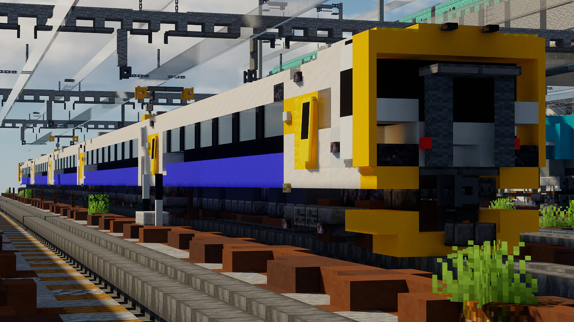 (1,5-1) JR E257-500 series Sotobo-Line/JR E257形500番台 Minecraft japan ...