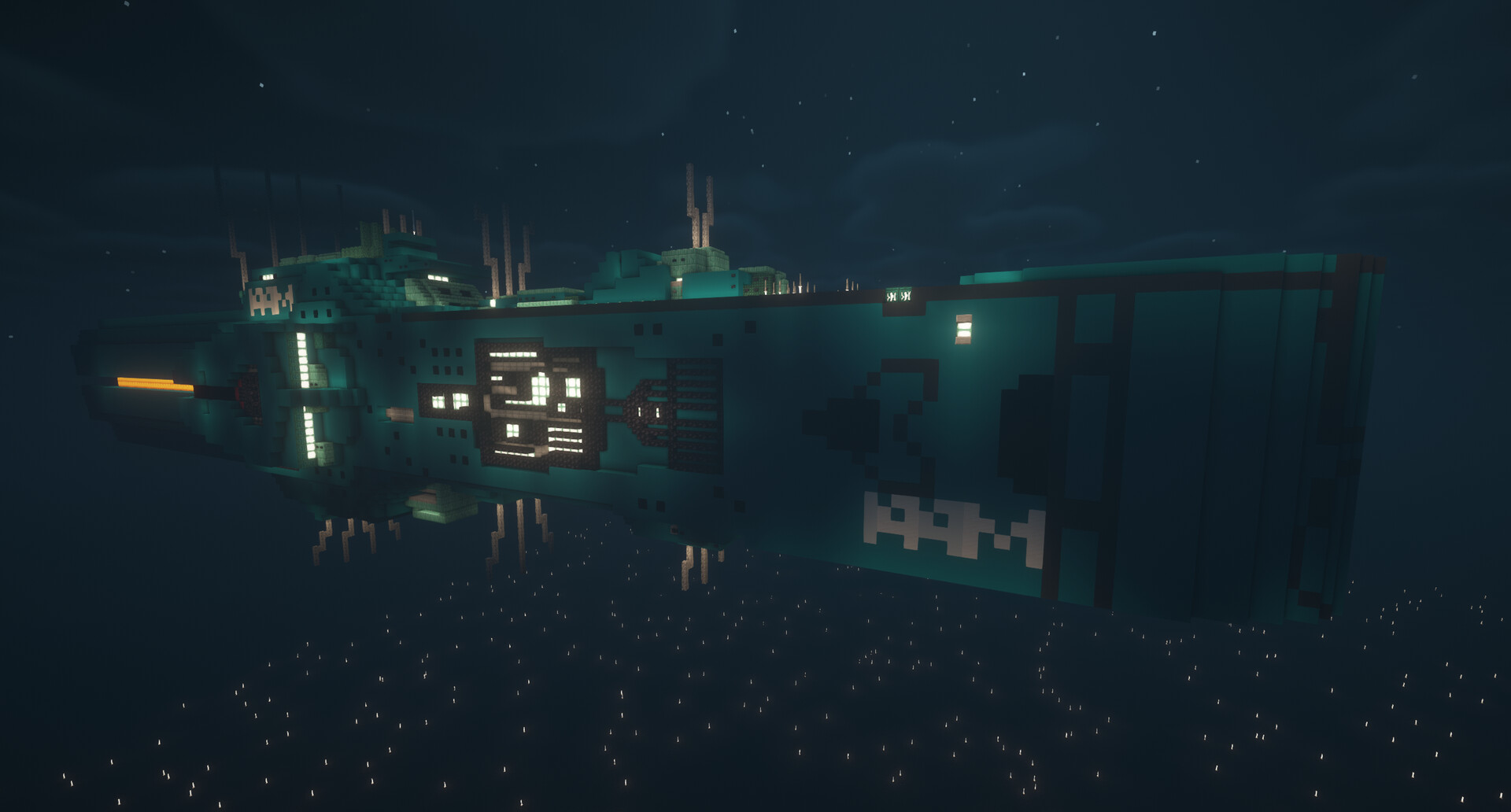 Hyperion from Legend of the Galactic Heroes Minecraft Map