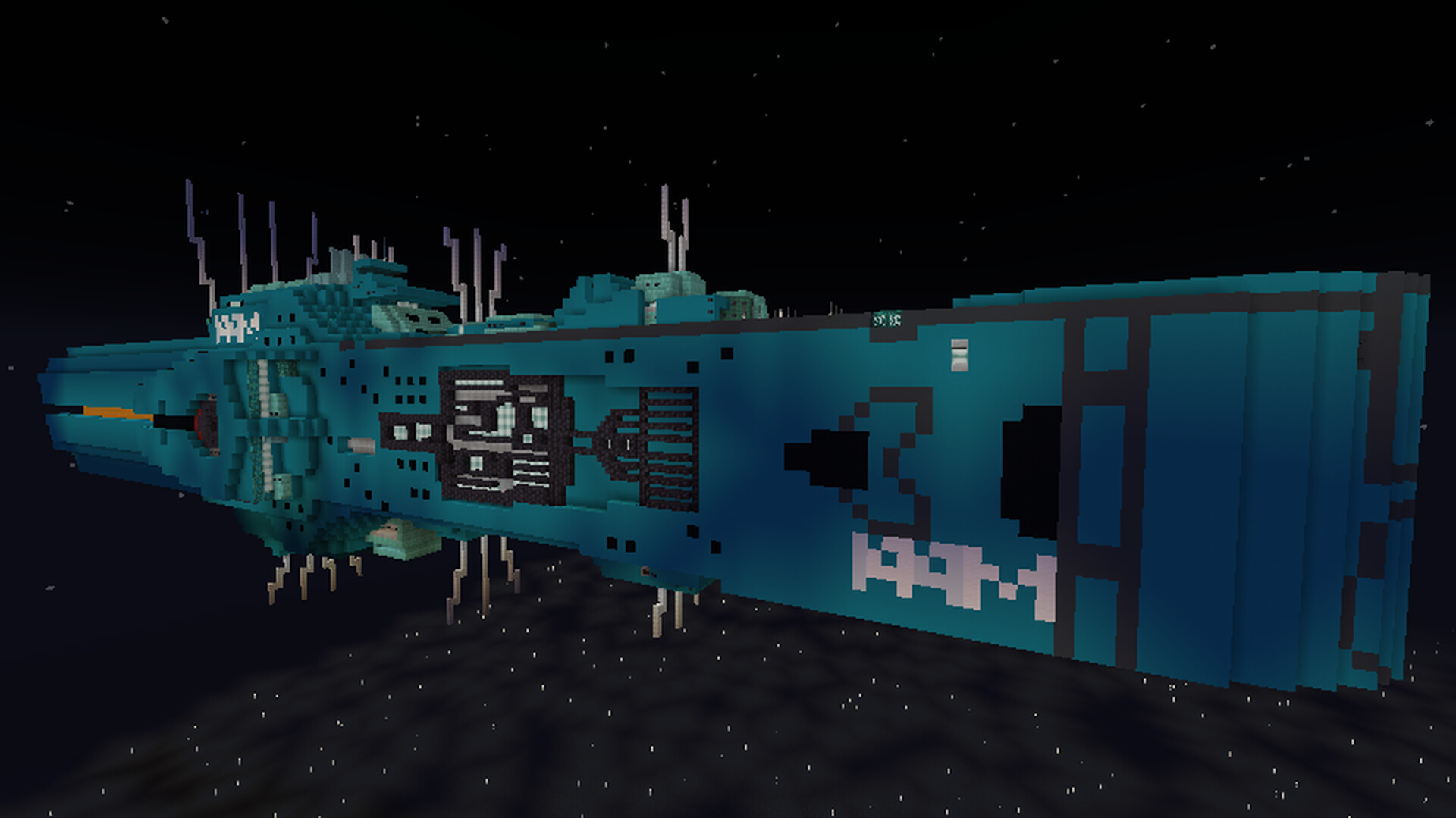 Hyperion from Legend of the Galactic Heroes Minecraft Map