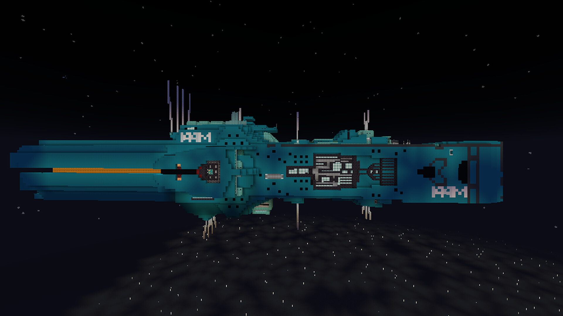 Hyperion from Legend of the Galactic Heroes Minecraft Map