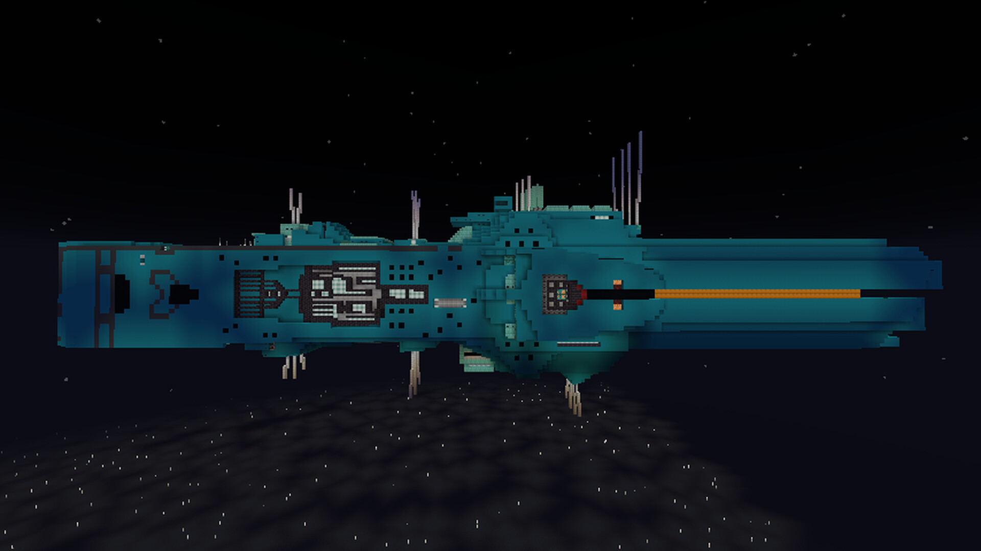 Hyperion from Legend of the Galactic Heroes Minecraft Map