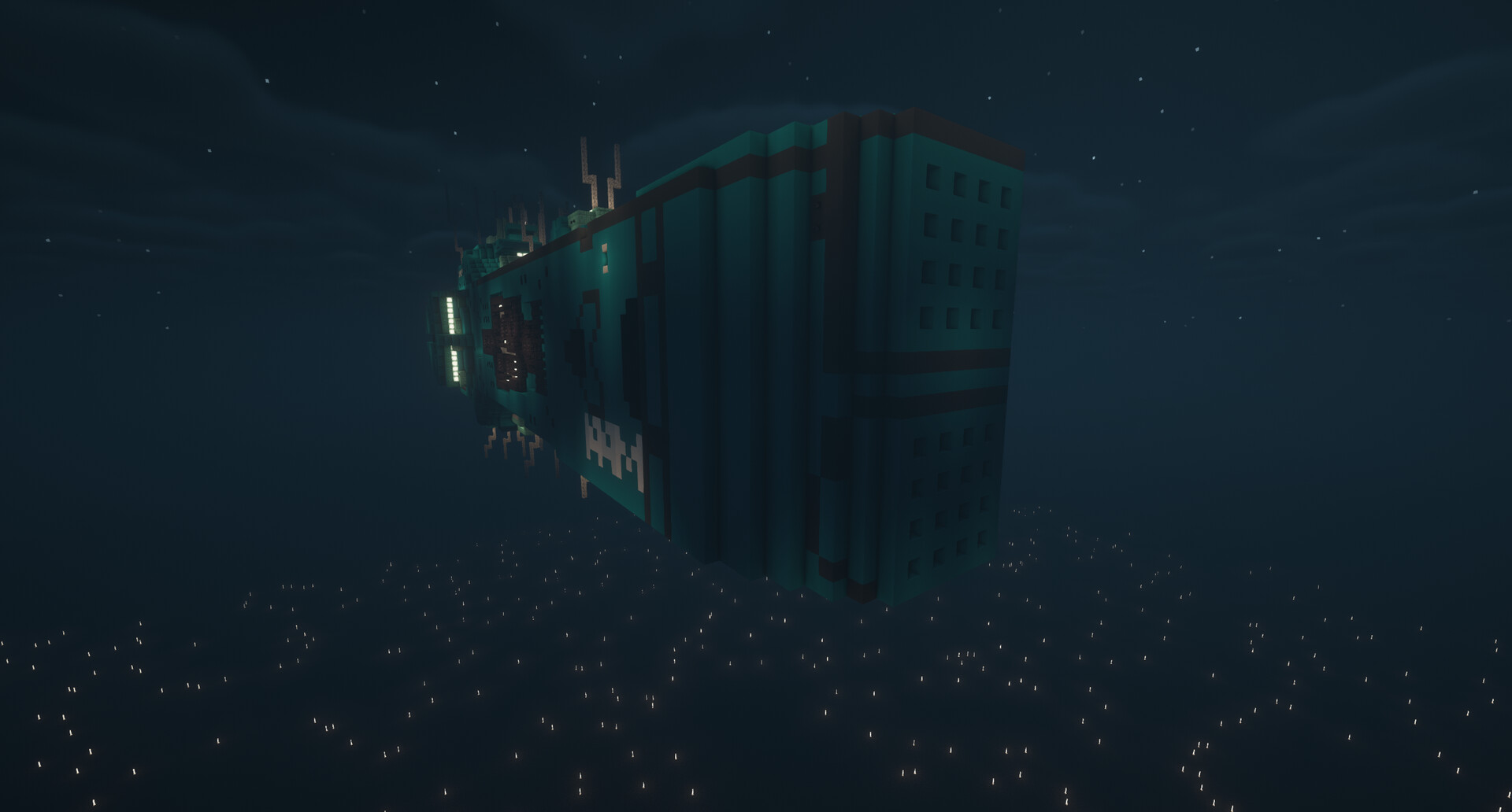 Hyperion from Legend of the Galactic Heroes Minecraft Map