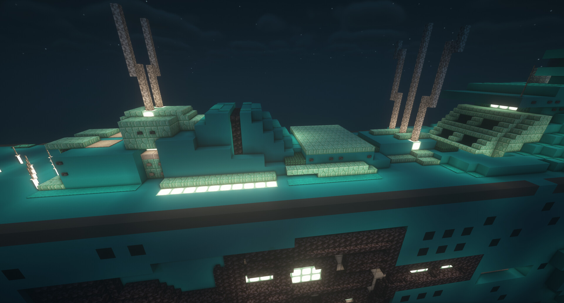 Hyperion from Legend of the Galactic Heroes Minecraft Map