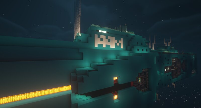 Hyperion from Legend of the Galactic Heroes Minecraft Map