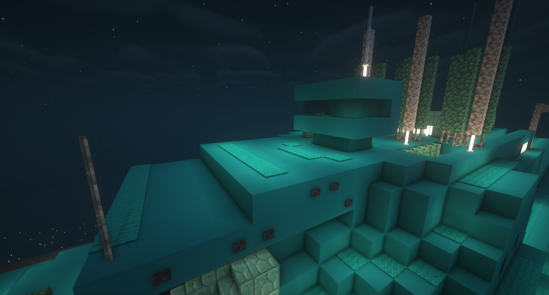 Hyperion from Legend of the Galactic Heroes Minecraft Map