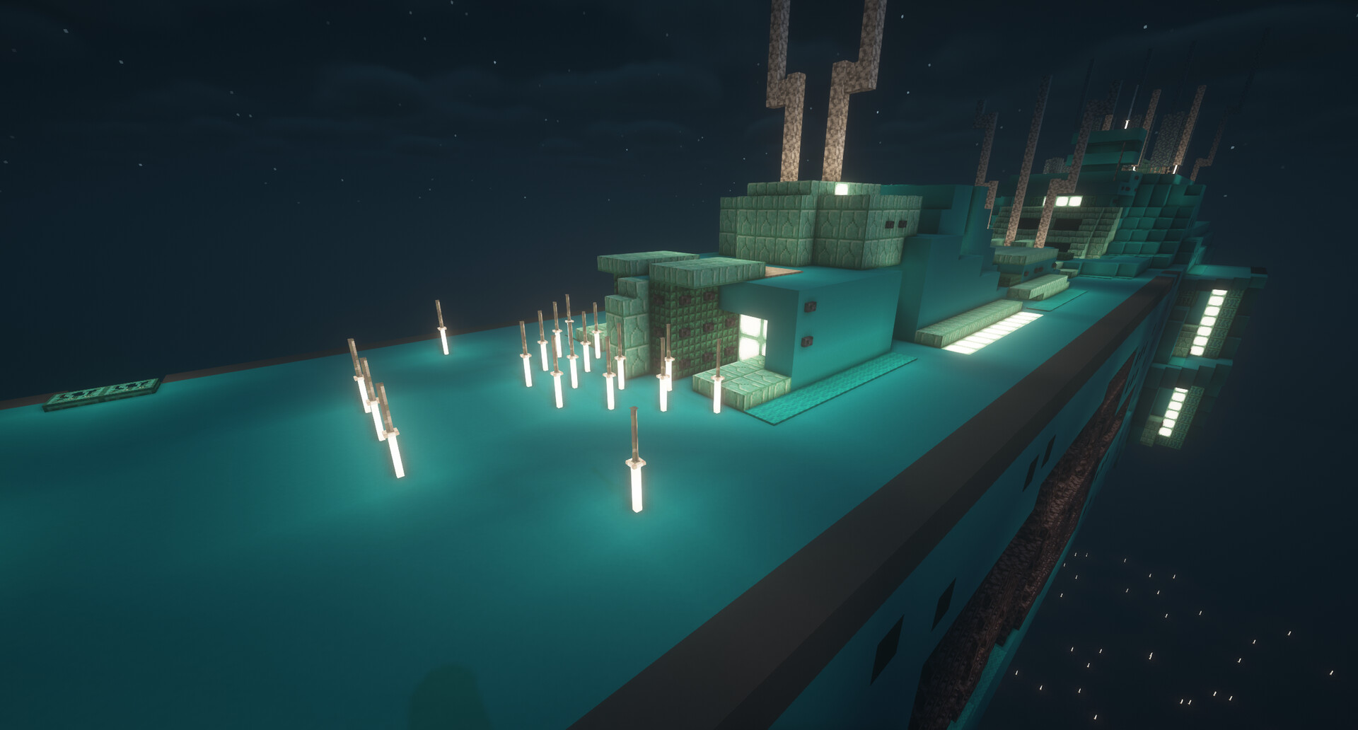 Hyperion from Legend of the Galactic Heroes Minecraft Map