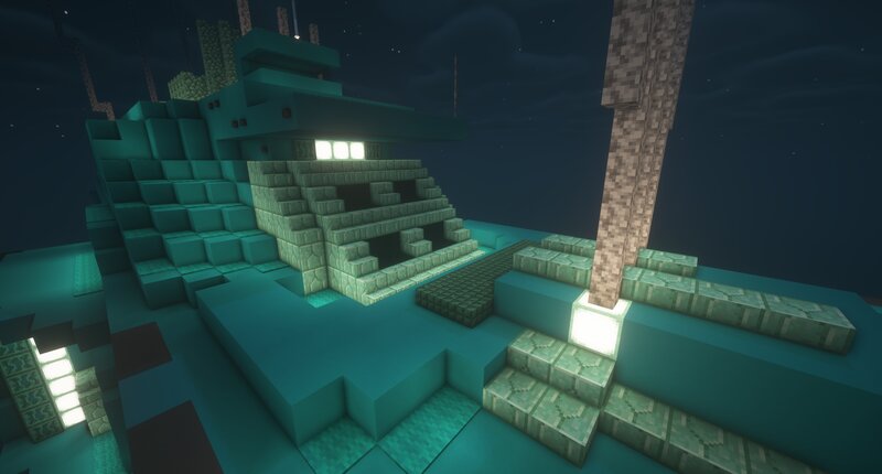 Hyperion from Legend of the Galactic Heroes Minecraft Map