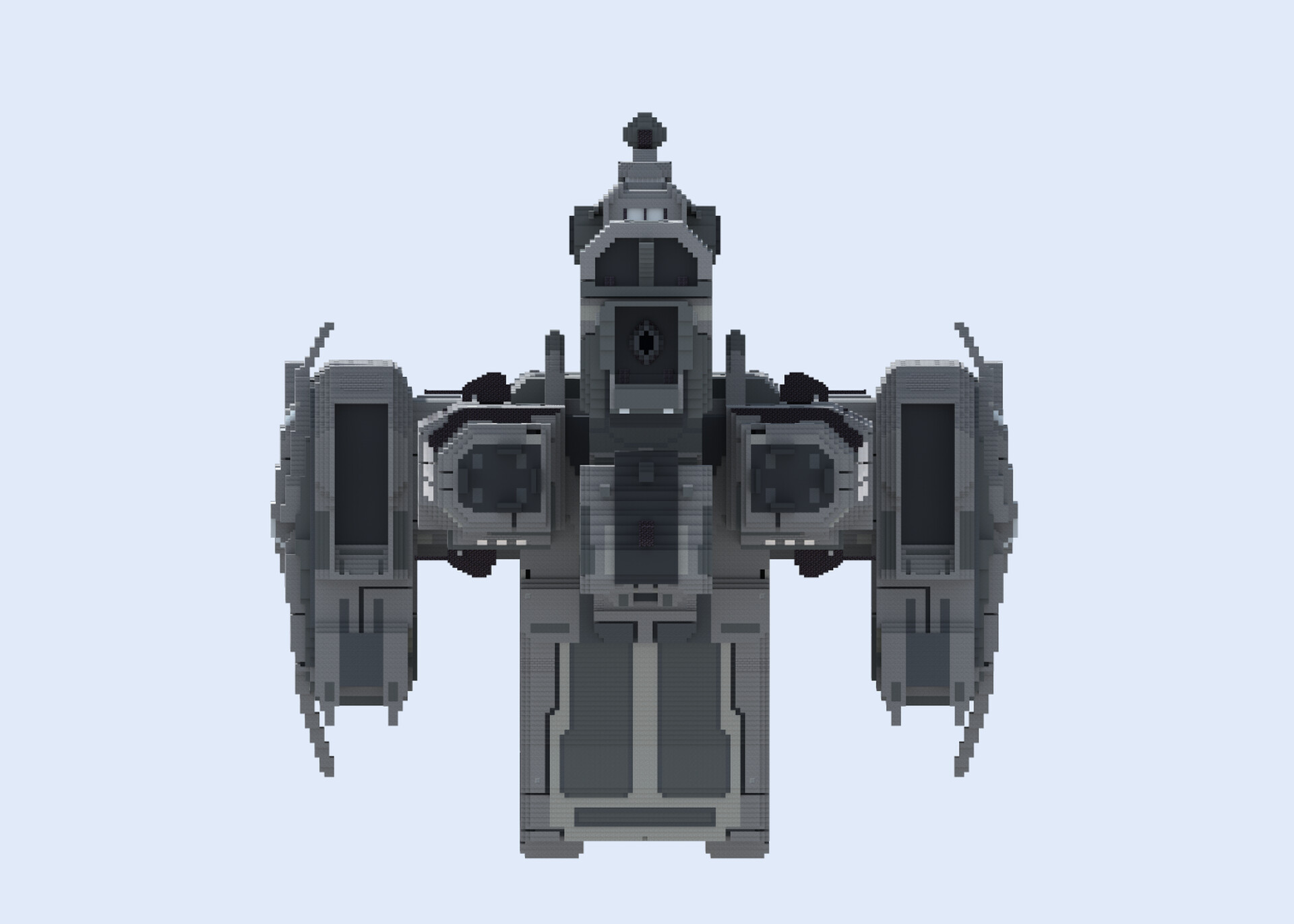 Halo UNSC Charon Class Frigate Minecraft Map