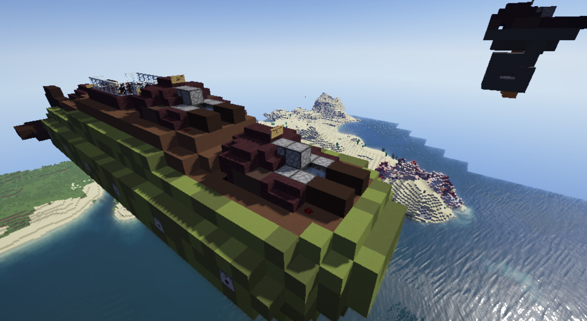 Micro Turret with Adjustable Range for Movecraft [1.12] Minecraft Map