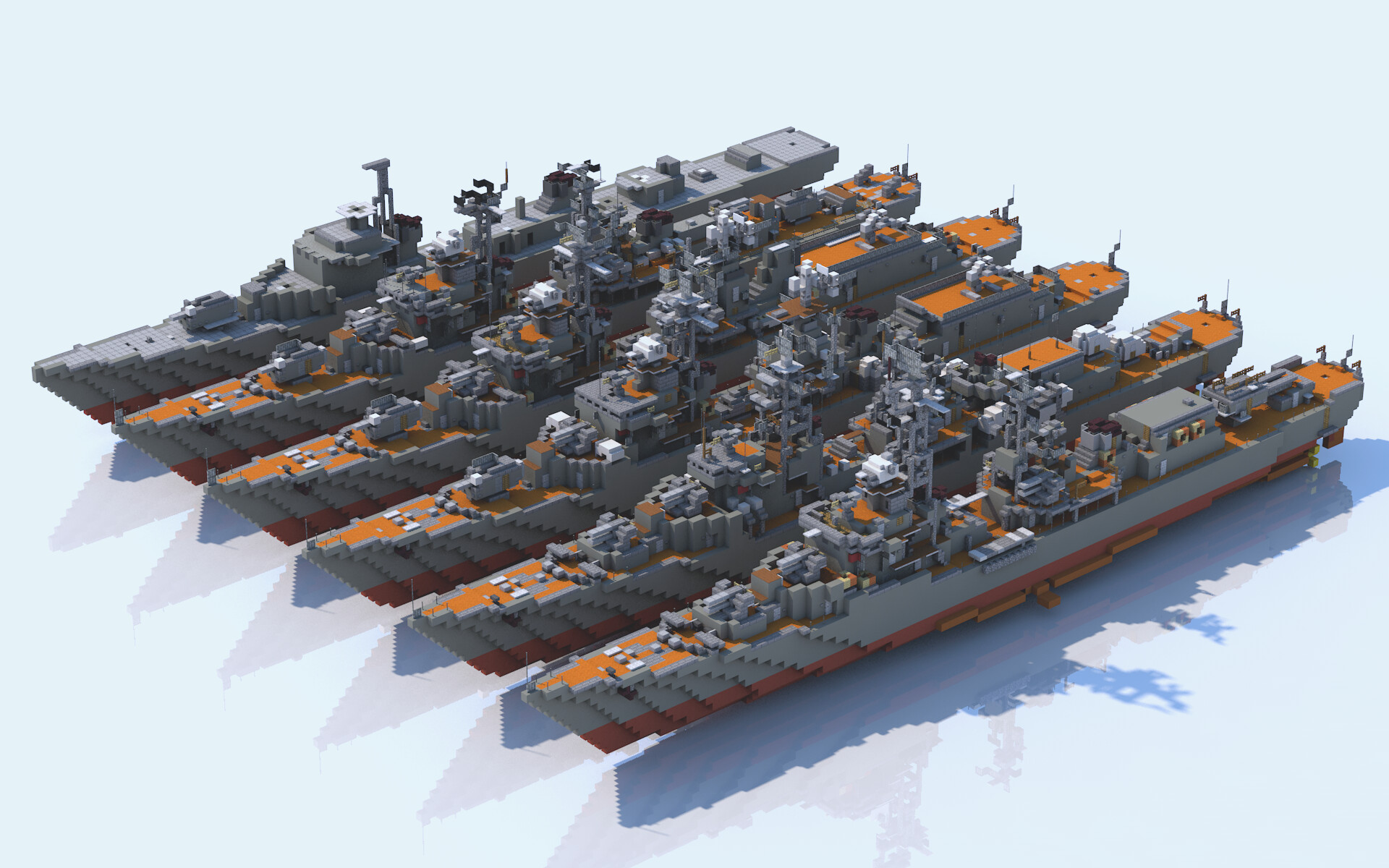 Destroyer 56N/56Y Kildin class/Жгучий/Бедовый Minecraft Map