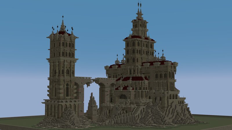 Ringed City-like Castle Minecraft Map