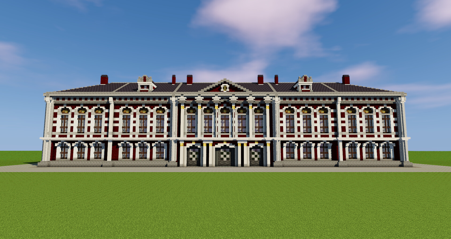 Petrine Baroque Palace with Garden Minecraft Map